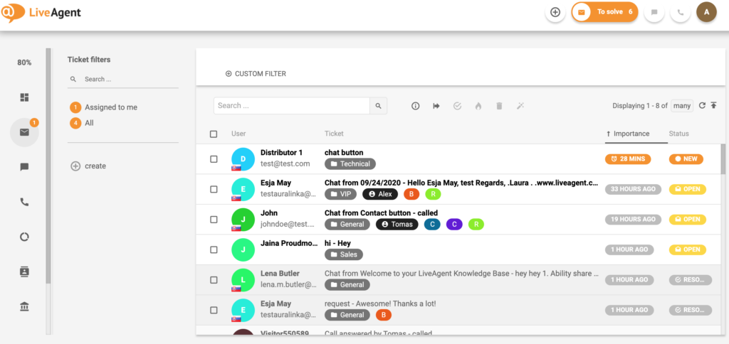 Suporte ao Cliente | LiveAgent